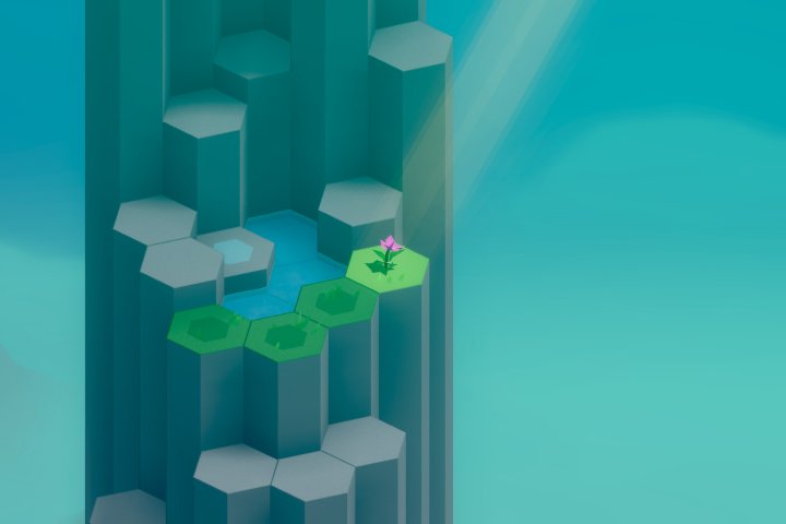 春天的瀑布/Spring Falls|官方简体中文|支持键盘.鼠标.手柄 – 森鹿语 – 二次元美图写真免费游戏插画资源下载